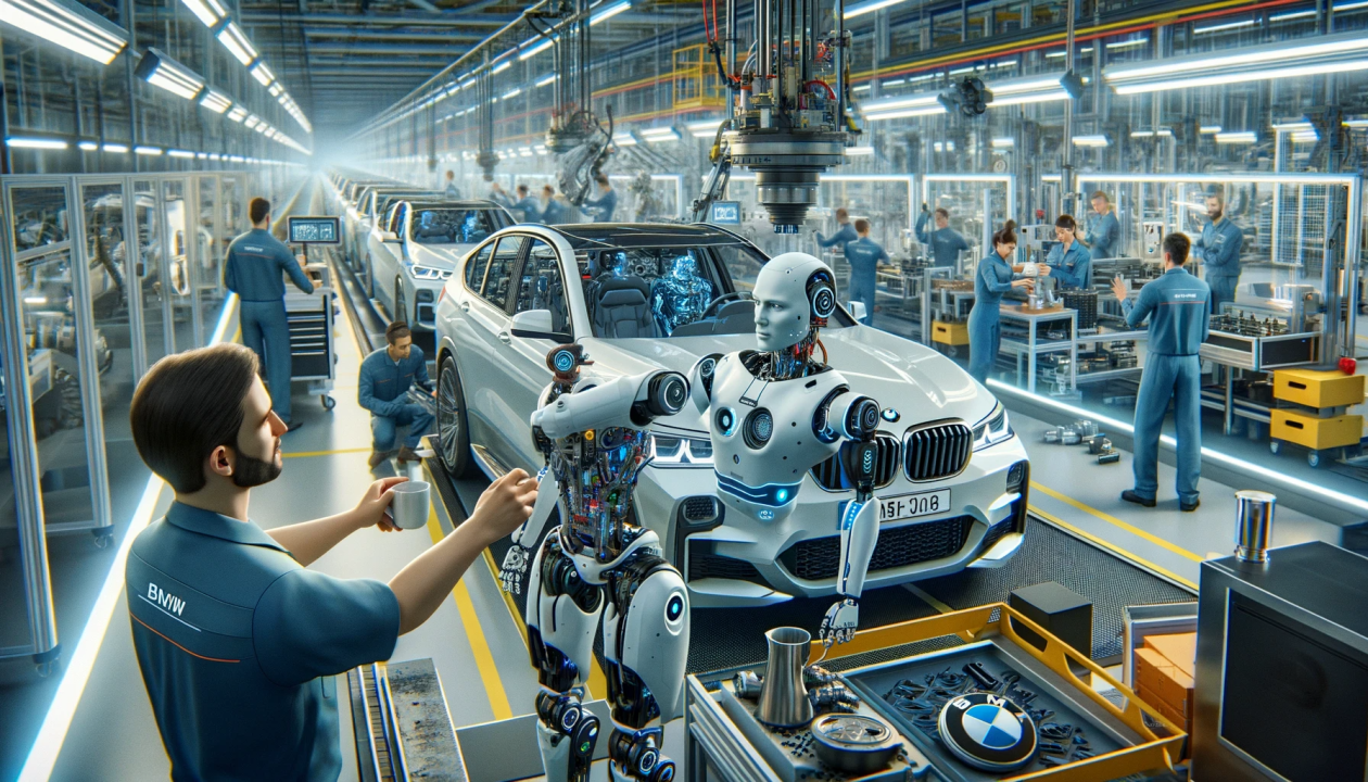 Robots de BMW que funcionan con IA