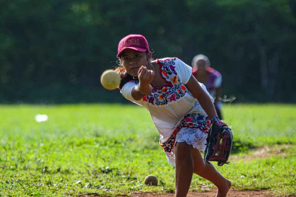 Las Amazonas, un equipo de softball femenil del estado de Yucatán.
