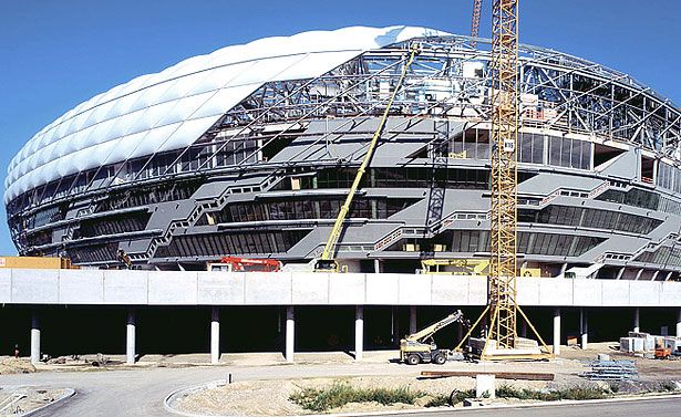 Construcciones de acero: Allianz Arena.