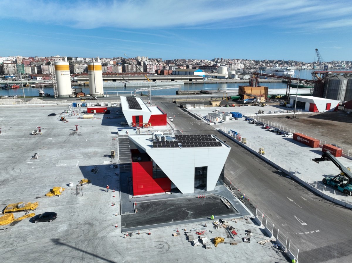 Nueva terminal de contenedores en el Puerto de Santander.