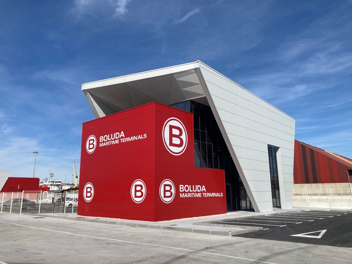 Nueva terminal de contenedores en el Puerto de Santander.