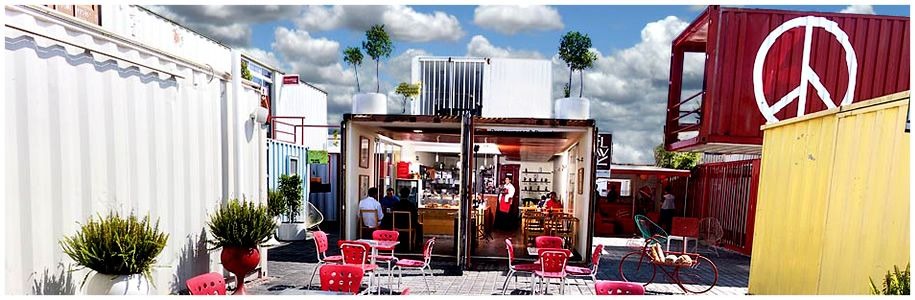 Container City: Un centro comercial con estilo único.