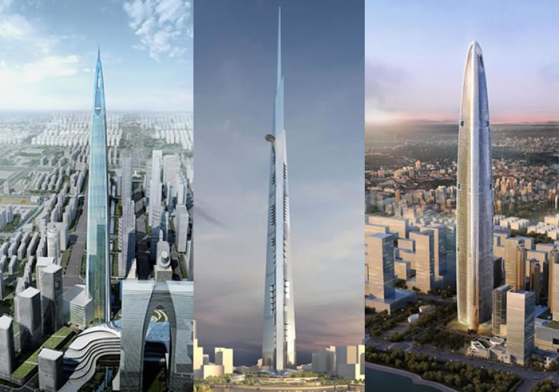 ¿Cómo se mantienen erguidos los rascacielos?