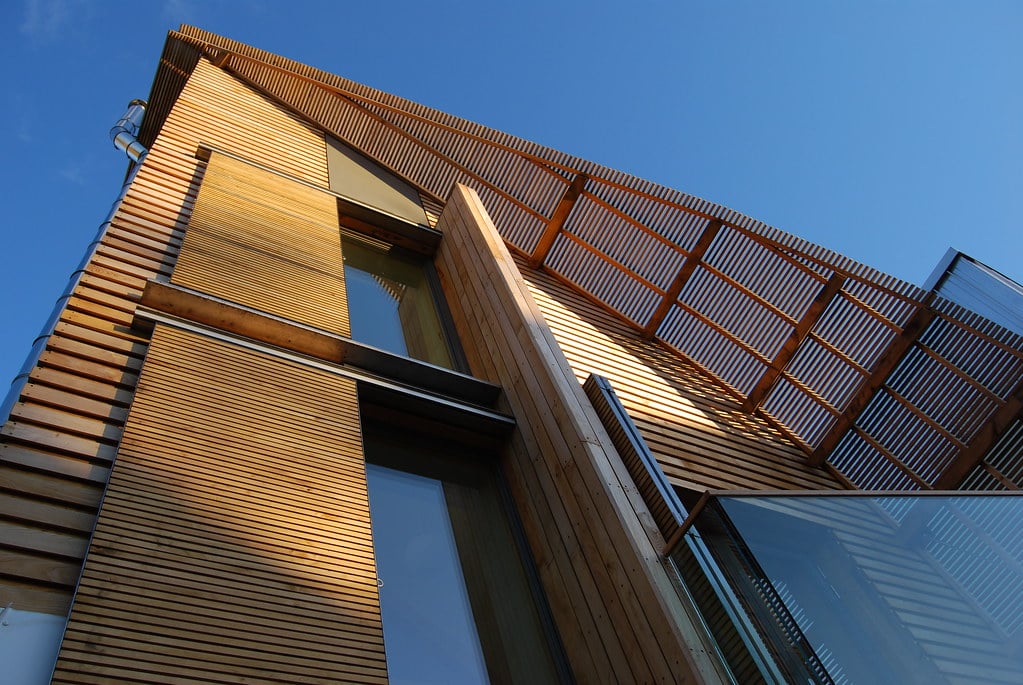 Kingspan Lighthouse, casa con panel de aislamiento.