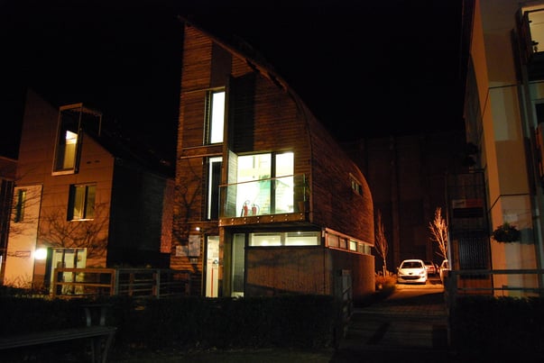 Kingspan Lighthouse, casa con panel de aislamiento.