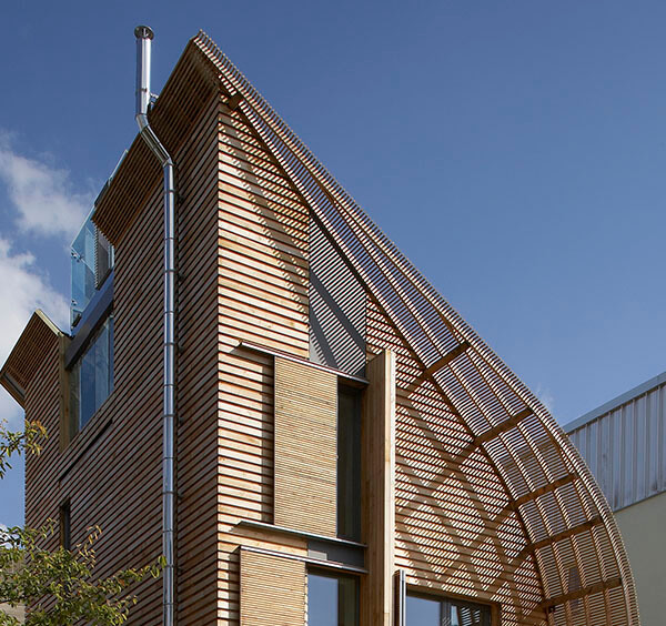 Kingspan Lighthouse, casa con panel de aislamiento.