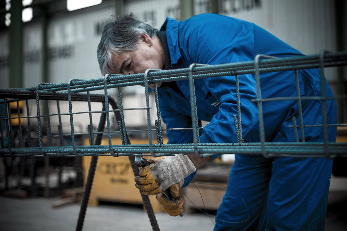 El oficio de un ferrallista o ferralla