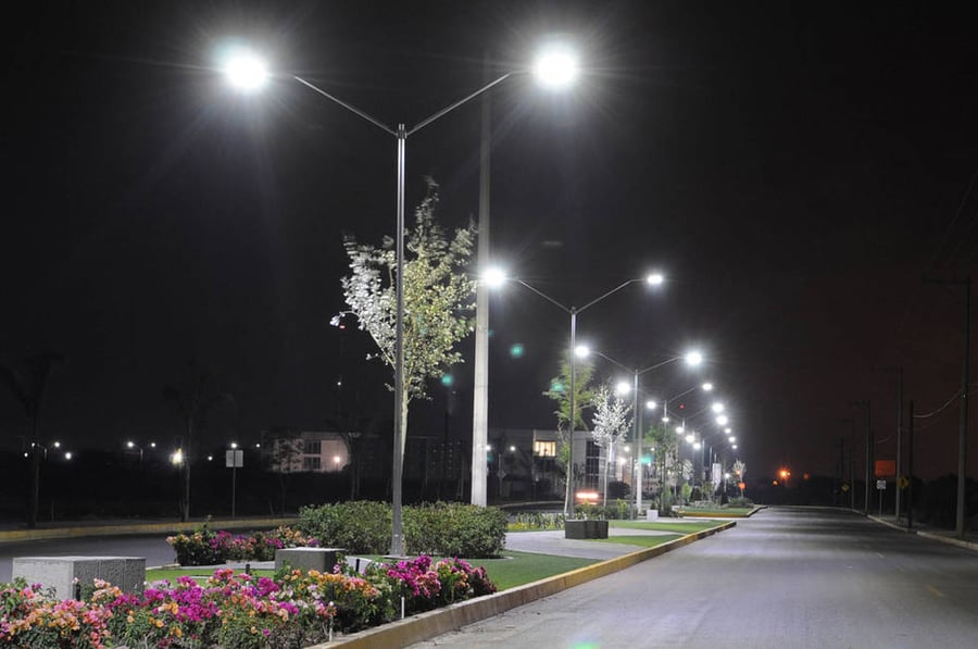 Evolución de los postes de luz