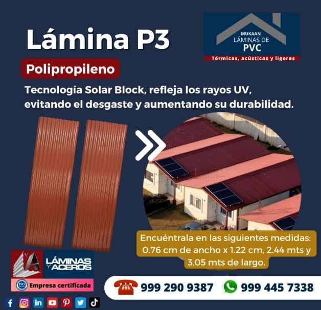 Lámina de PVC vs Lámina de polipropileno.