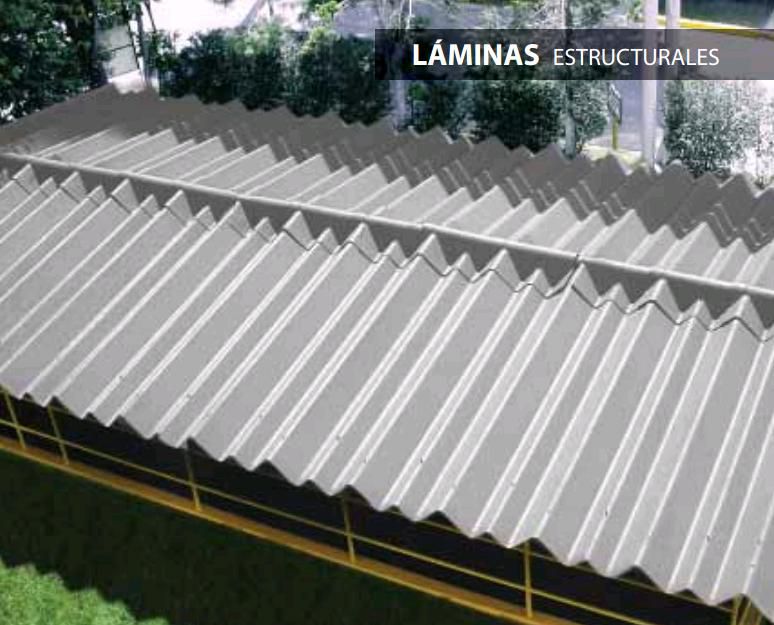Lámina estructural de fibrocemento