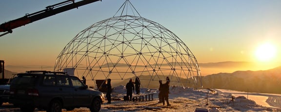 Estructura para domos.