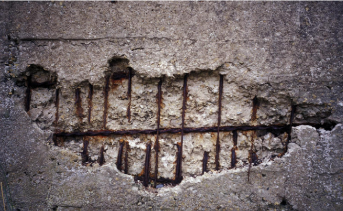 Efecto spalling en construcción.
