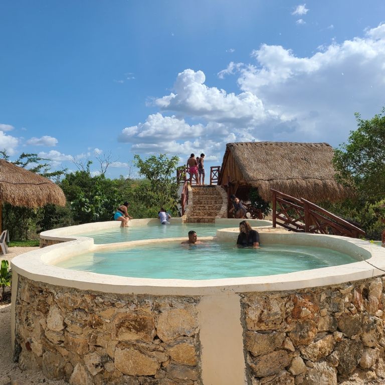 Balneario La Mini Riviera Maya de Yucatán.