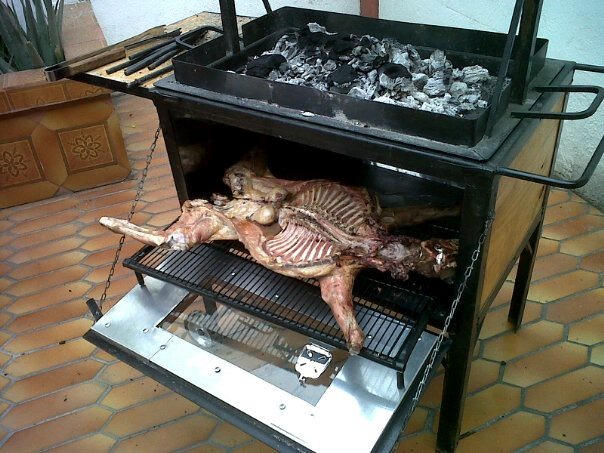 Asador tipo Ataúd