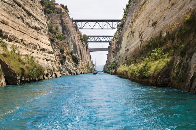 El Canal de Corinto.