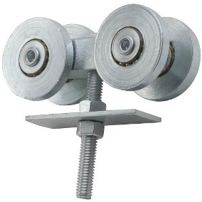 RIEL 1500 y carretillas para portones corredizos