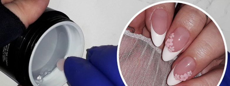 Nueva tendencia uñas soft gel.