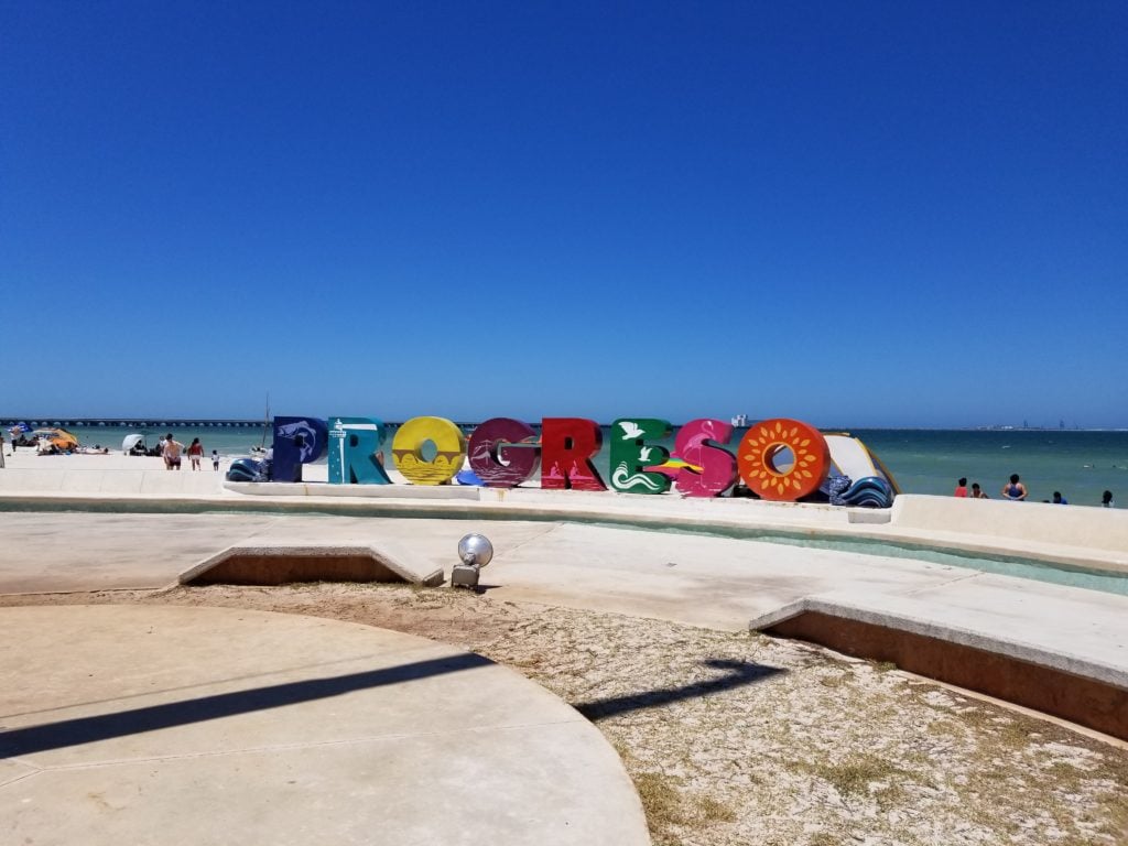 Distintivo Blue Flag a Progreso