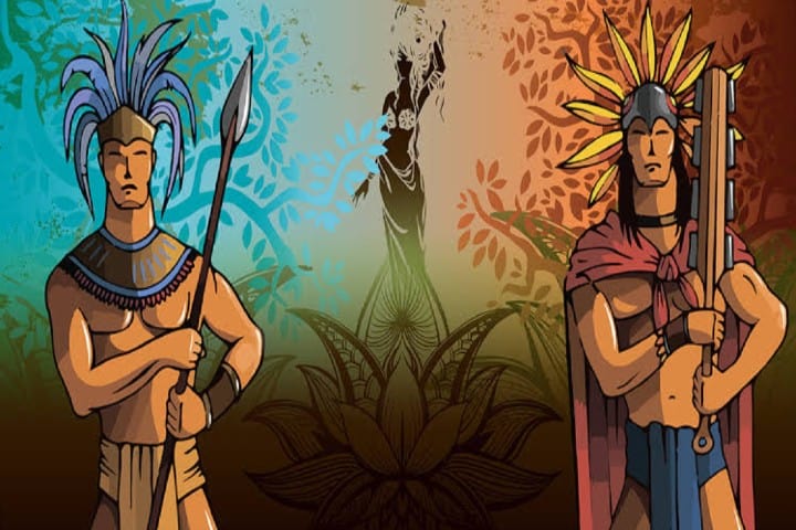 La leyenda maya de los árboles hermanos, el Chechén y el Chacá