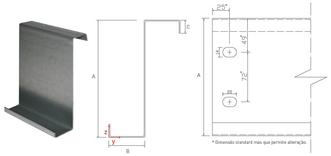 Perfil estructural Z