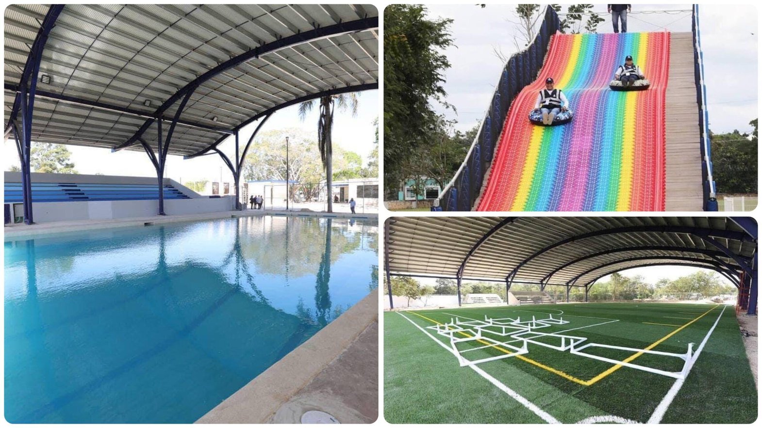 Unidad deportiva Henry Martin en Mérida Yucatán.