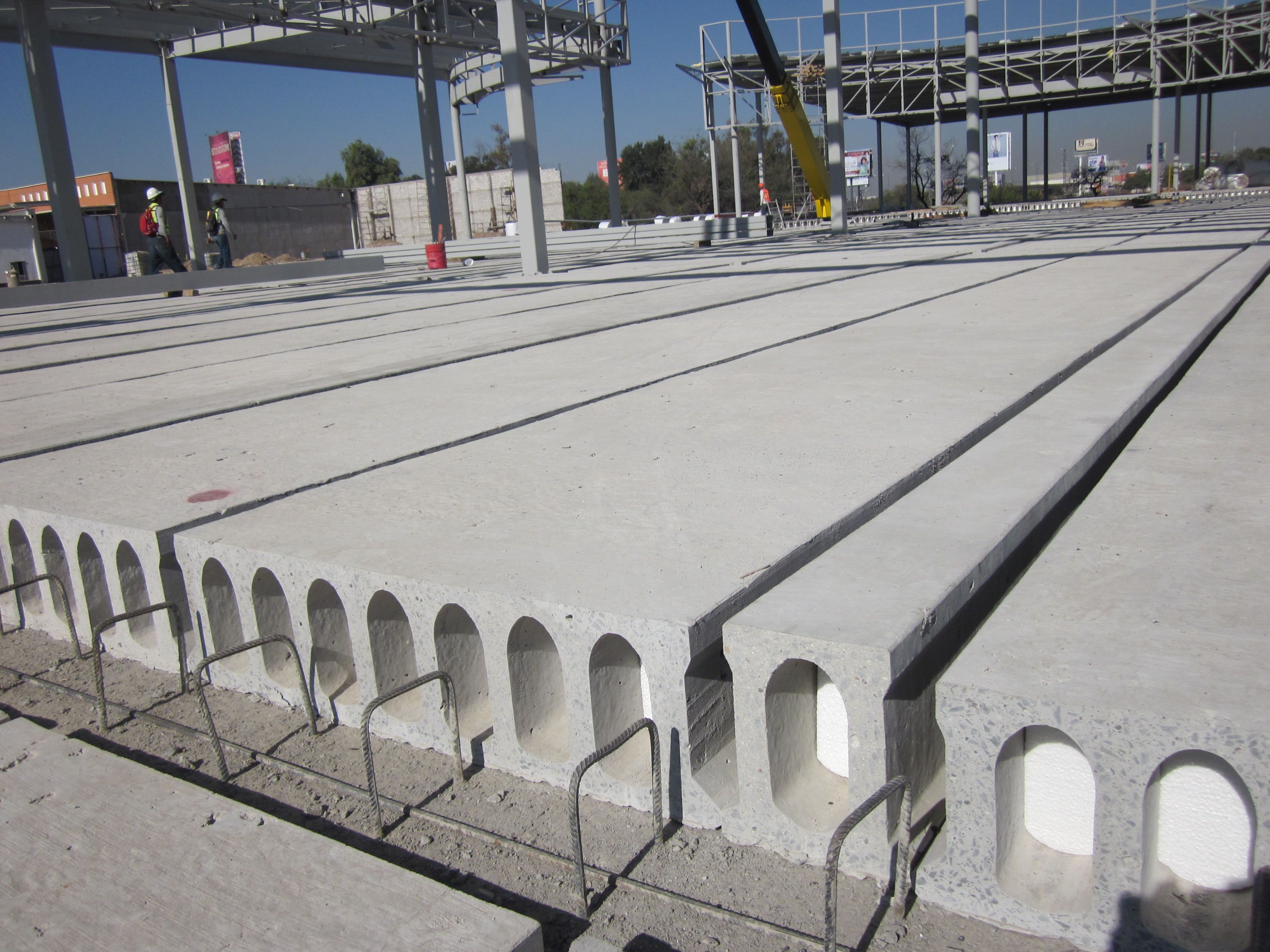 Losas alveolares pretensadas