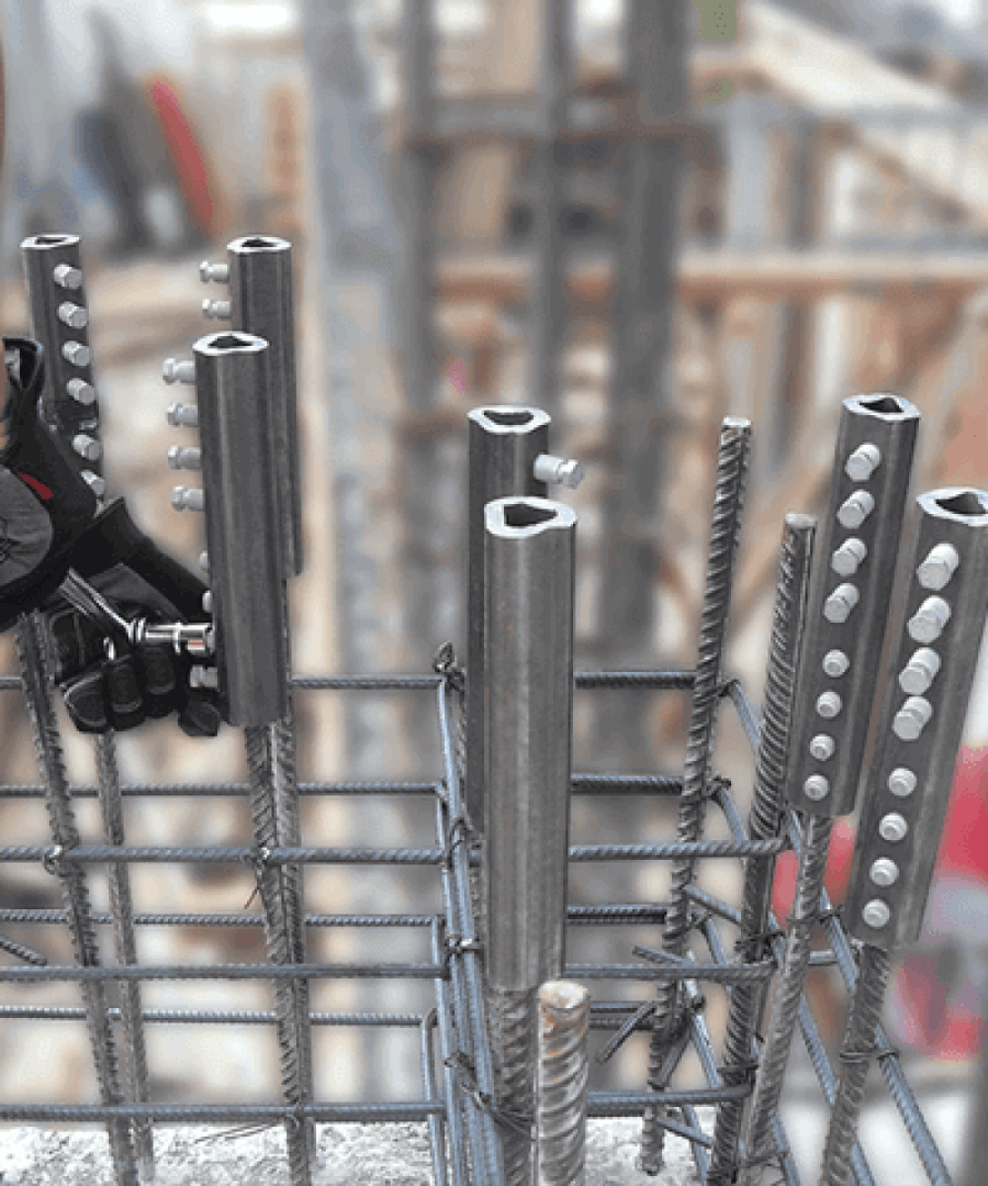 Conectores mecánicos de acero