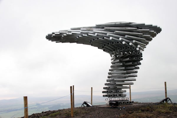 El Singing Ringing Tree, una estructura sonora.