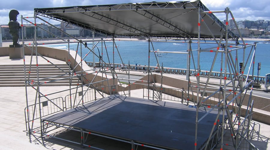 La estructura de un escenario