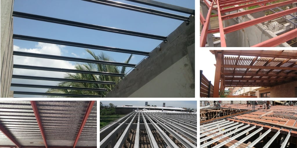 Tipos de Polín para la estructura del techo