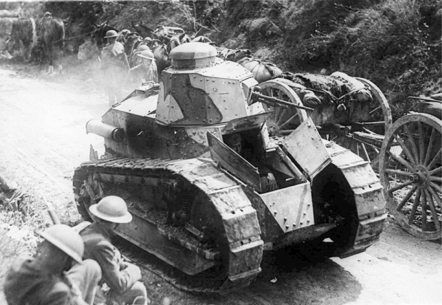 Tanques de acero de la primera guerra mundial.