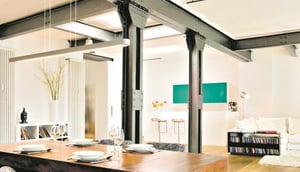 ¿Dónde se pueden instalar las vigas?